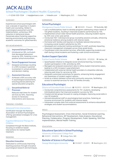20 Craft a standout Psychologist resume with expert tips & strategies ...
