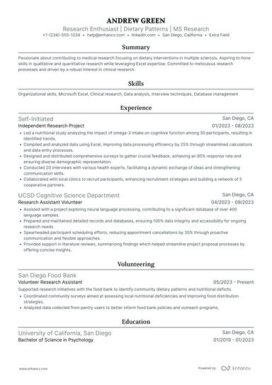 15 Intern Resume Examples & Guide for 2025