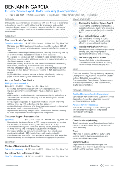 39 Customer Service Resume Examples & Guide for 2025