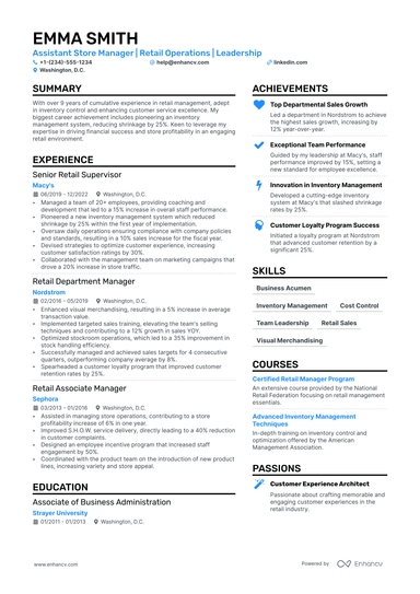 21 Retail Resume Examples & Guide for 2024