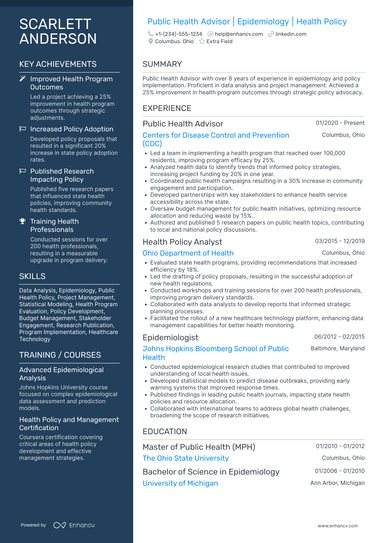 17 Public Health Resume Examples - March 2025