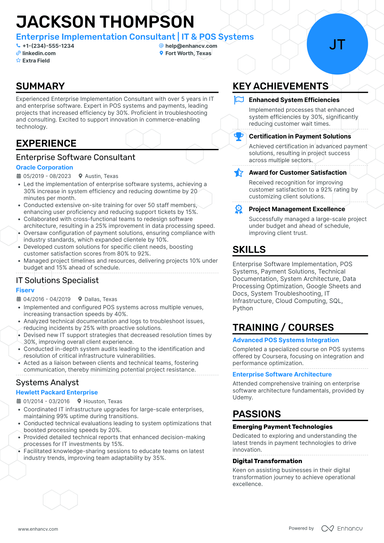 23 Tech Consultant Resume Examples & Guide for 2025