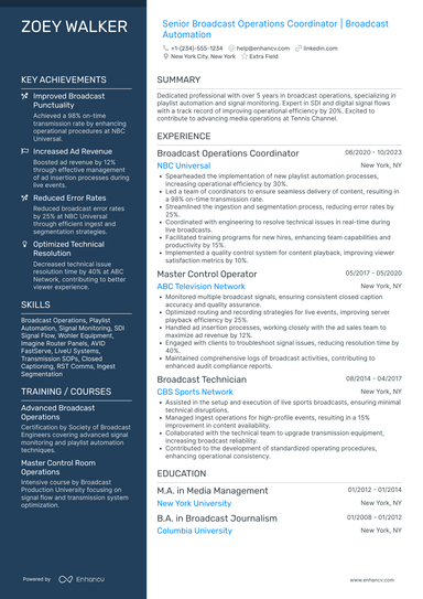 17 Production Coordinator Resume Examples & Guide for 2025
