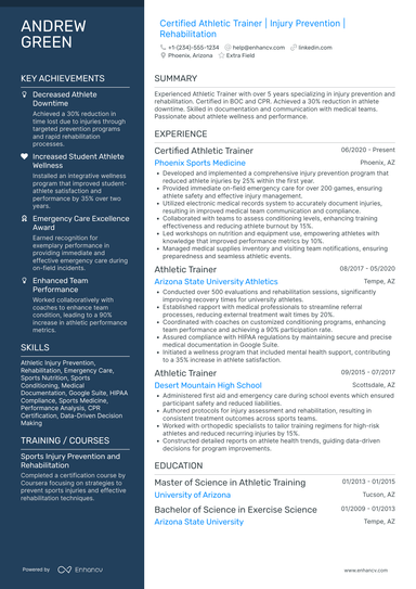 22 Athlete Resume Examples That Got Jobs for 2025