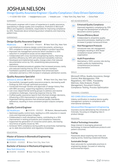 19 Biomedical Engineer Resume Examples & Guide for 2025