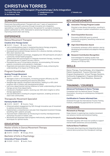 18 Therapist Resume Examples & Guide for 2025