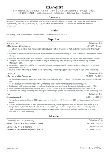 18 Informatica Resume Examples & Guide for 2025
