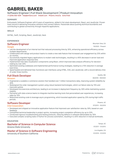 21 Facebook Resume Examples & Guide for 2025