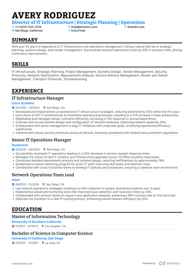 18 IT Director Resume Examples & Guide for 2025