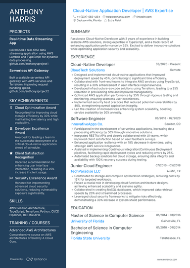 18 Google Resume Examples & Guide for 2025
