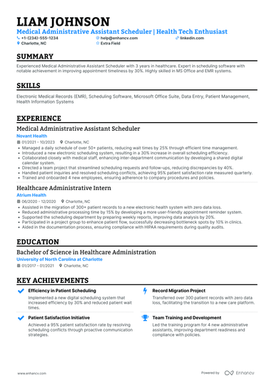 15 Medical Administrative Assistant Resume Examples & Guide for 2025