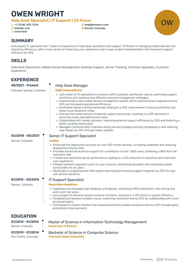18 Computer Technician Resume Examples & Guide for 2025