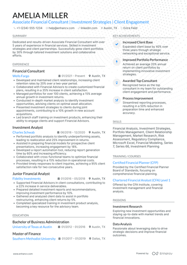 17 Accenture Resume Examples & Guide for 2025
