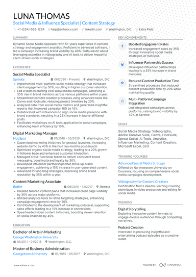 20 Podcaster Resume Examples & Guide for 2025