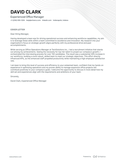 21 Professional Operations Manager Cover Letter Examples and Template ...