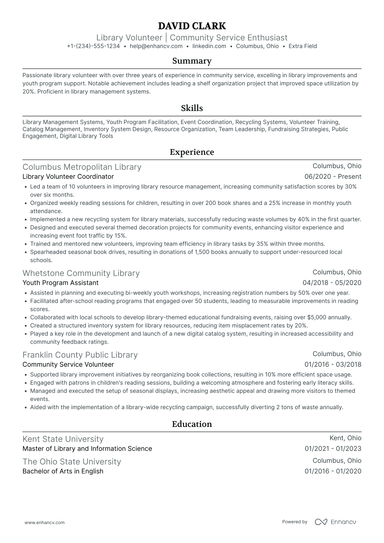 21 Volunteer Resume Examples & Guide for 2025