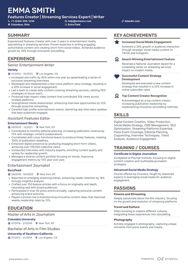 17 Fashion Stylist Resume Examples & Guide for 2025