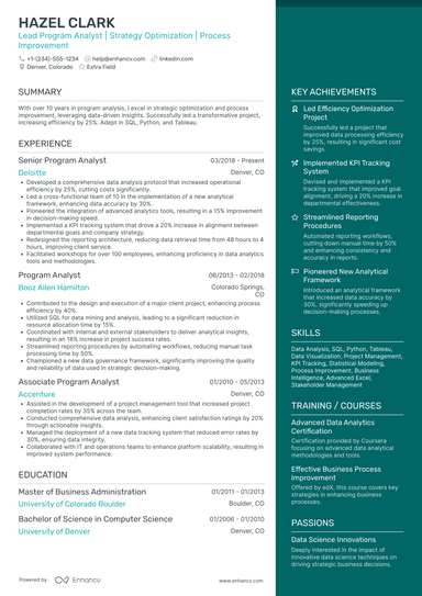 21 Program Analyst Resume Examples & Guide for 2025