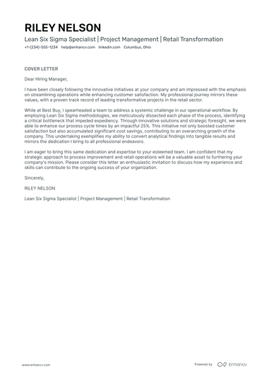 6 Professional Quality Control Cover Letter Examples and Template for ...