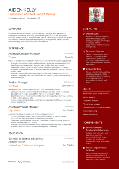 26 Product Manager Resume Examples & Guide for 2024