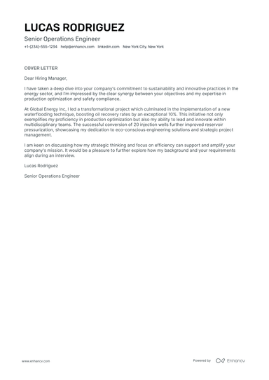 23 Professional Engineering Cover Letter Examples and Template for 2024 ...