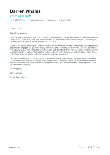 3 Professional Entry Level Sales Cover Letter Examples and Template for ...