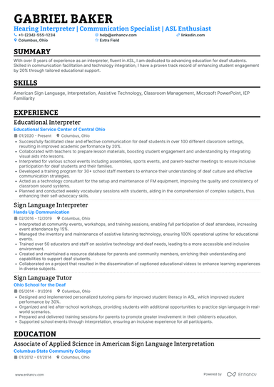 23 Translator Resume Examples & Guide for 2025
