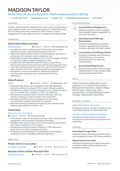 23 Journalist Resume Examples & Guide for 2025