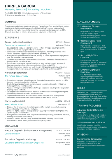 21 Marketing Associate Resume Examples & Guide for 2025