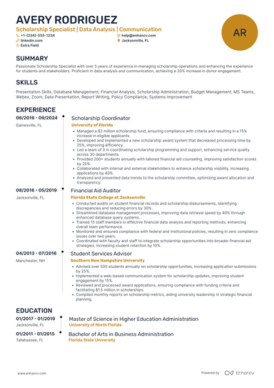 19 Scholarship Resume Examples & Guide for 2025