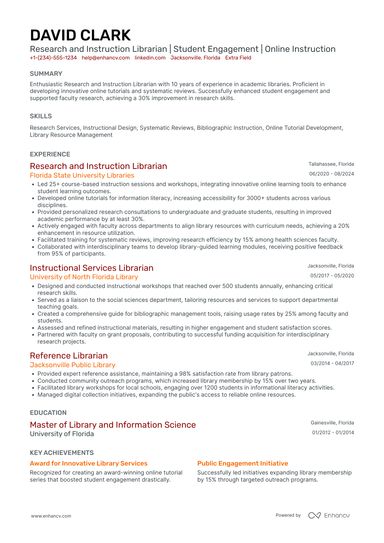 22 Librarian Resume Examples That Got Jobs for 2025