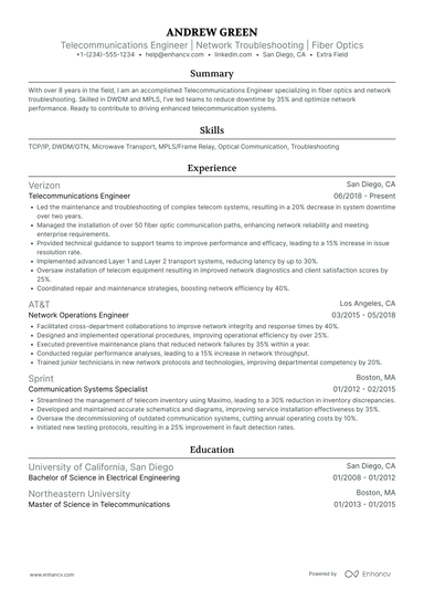 24 Test Engineer Resume Examples & Guide for 2025