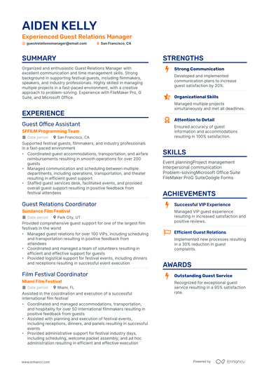 10 Hotel General Manager Resume Examples & Guide for 2024