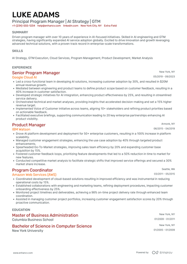 21 Microsoft Resume Examples - March 2025