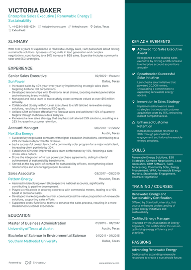 20 Sales Engineer Resume Examples & Guide for 2025