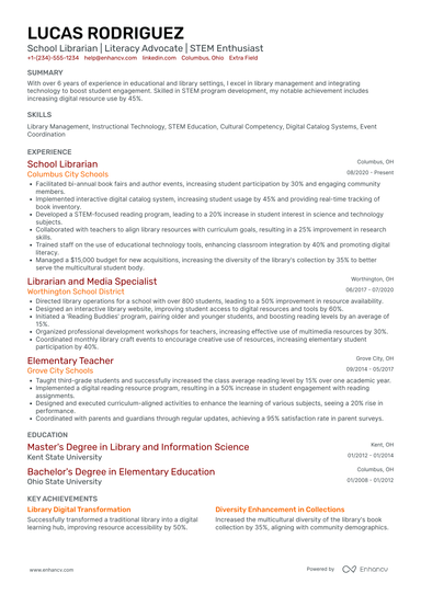 22 Librarian Resume Examples That Got Jobs for 2025