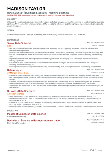 17 Machine Learning Resume Examples & Guide for 2025