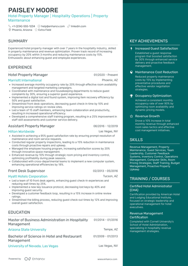 24 Property Manager Resume Examples & Guide for 2025