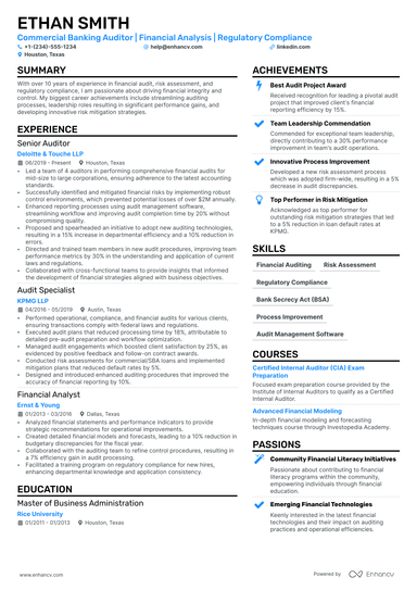 6 Banking Resume Examples & Guide for 2024