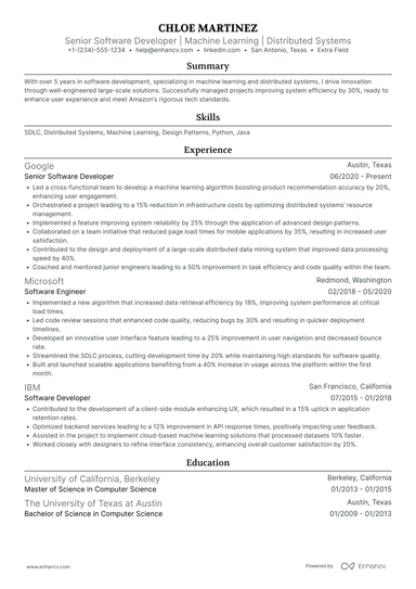 12 Developer Resume Examples That Got Jobs for 2025