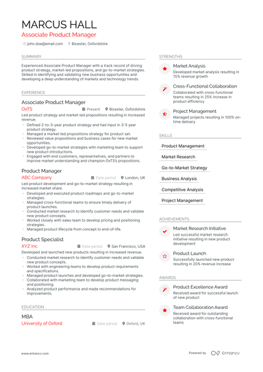 26 Product Manager Resume Examples & Guide for 2024