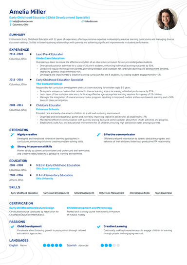 7 Day Care Teacher Resume Examples & Guide for 2024