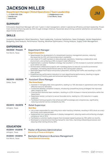 14 Walmart Resume Examples & Guide for 2025