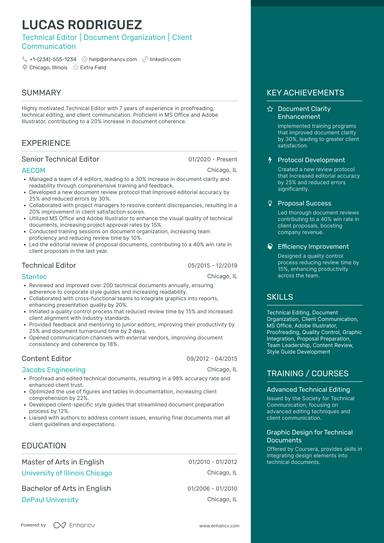 24 Editor Resume Examples & Guide for 2025