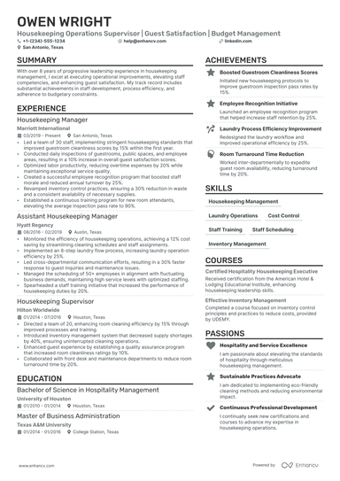 10 Hotel General Manager Resume Examples & Guide for 2024