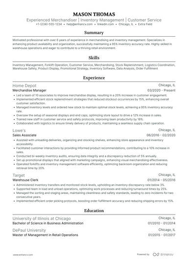 25 Stocker Resume Examples That Got Jobs for 2025