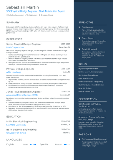 15 Design Engineer Resume Examples & Guide for 2025