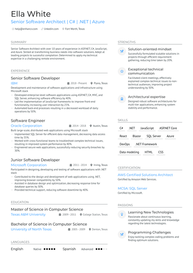 16 Net Developer Resume Examples, Templates & Guide for 2025
