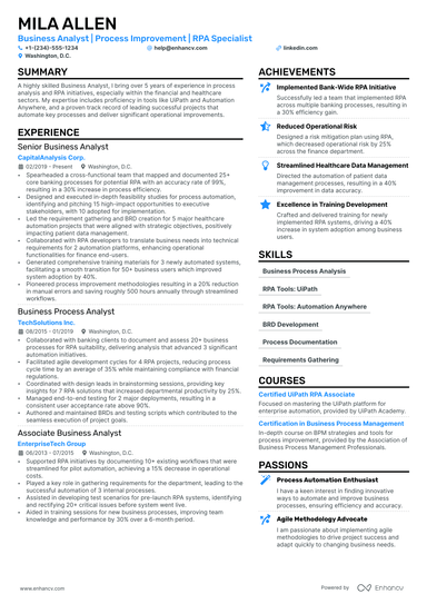 20 Business Analyst Resume Examples & Guide for 2024
