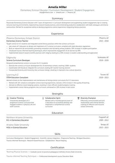 8 Student Teacher Resume Examples & Guide for 2025